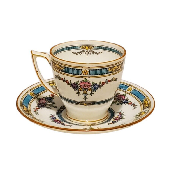 Mintons | Dining | Vintage Mintons Porcelain Demitasse Cup Saucerhand ...